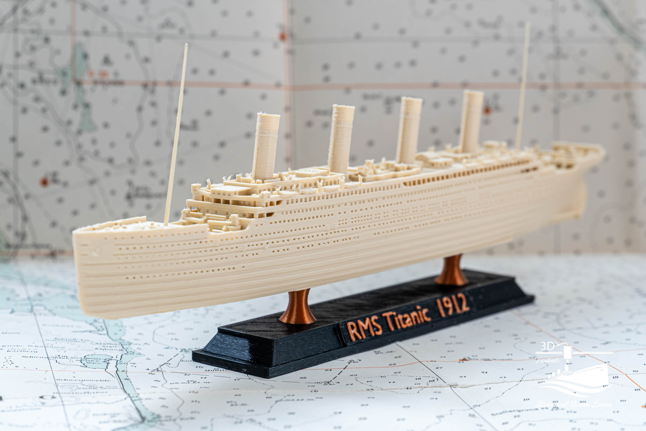 RMS Titanic 1:1000 by vandragon_de | Download free STL model ...