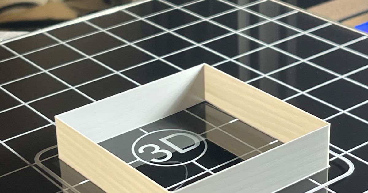 Flow Calibration Cube 60x60x15 by Colorsinbloom | Download free STL ...