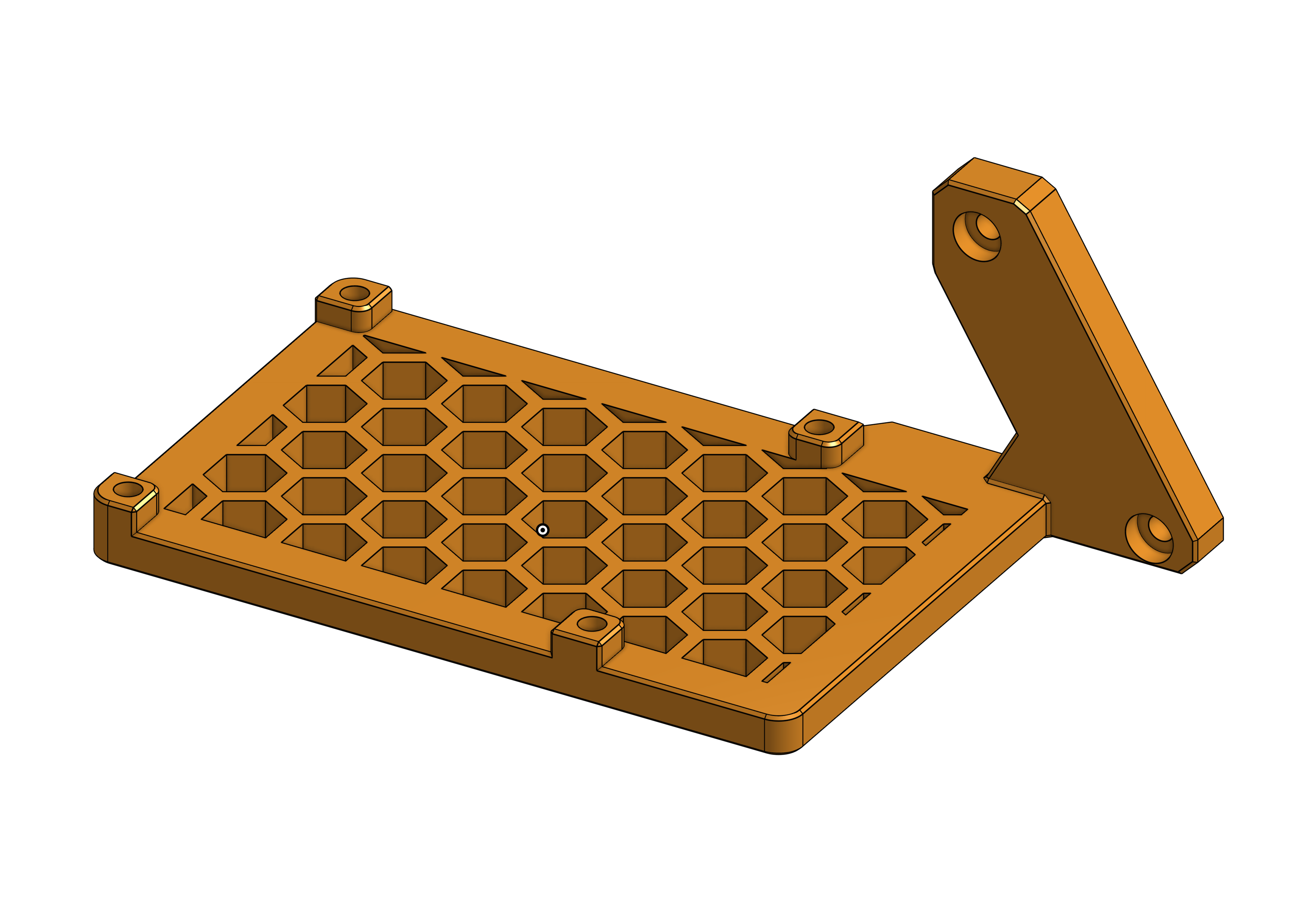 Armor Case Raspberry Pi Mount for Original Prusa MK3S+ Frame by 6d6178 ...