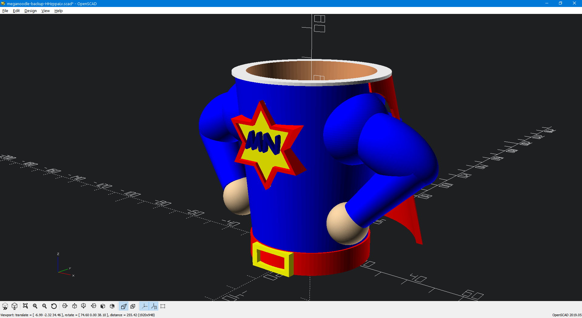 Meganoodle Pot by Meganoodle | Download free STL model | Printables.com