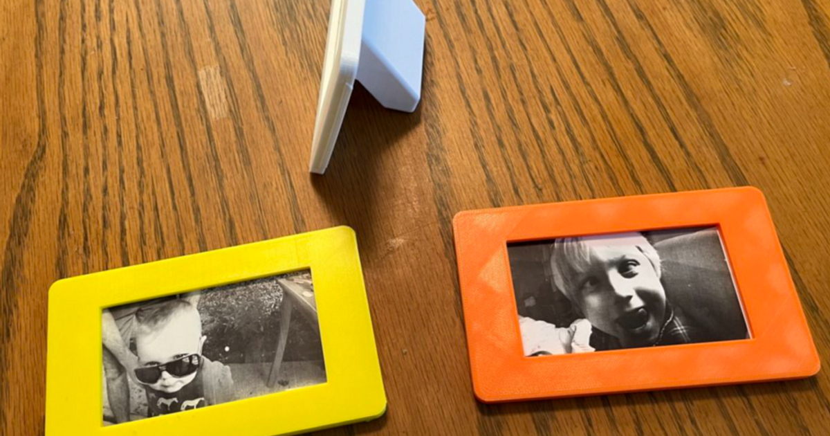 Small Picture Frame for Kids Instant Print Camera by meub | Download ...