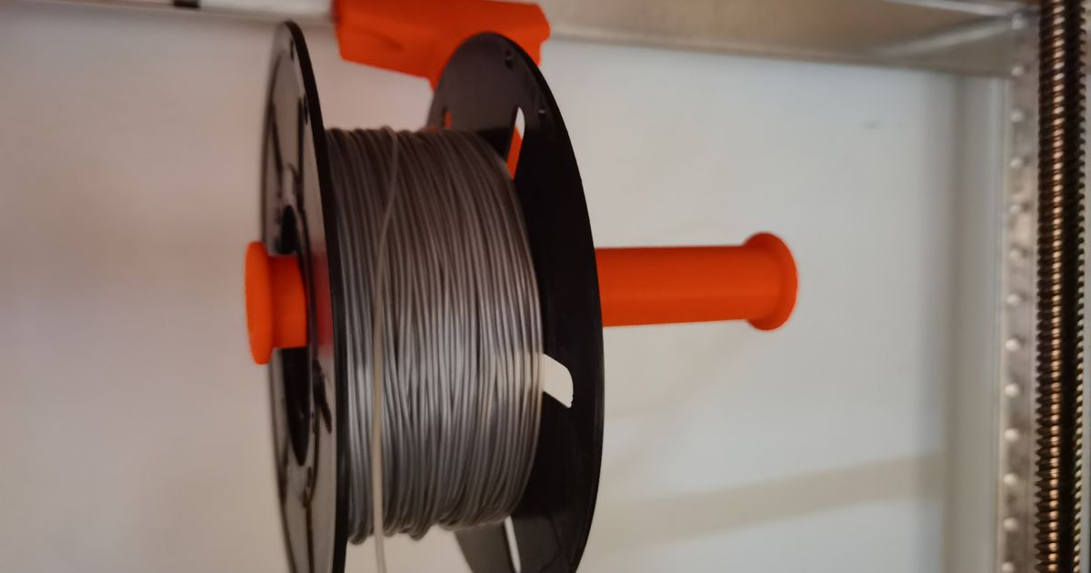 filament spool holder for heavy duty shelf by Weiiy | Download free STL ...