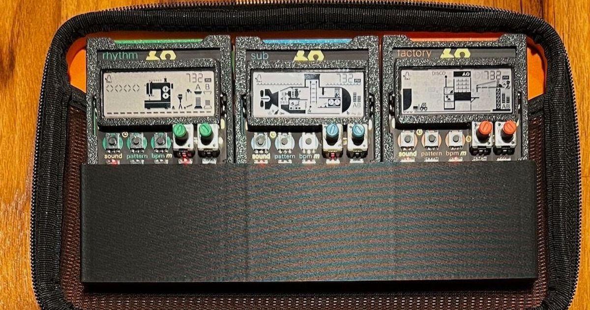 Even More Minimalistic Pocket Operator Caddy by TheCase | Download free ...