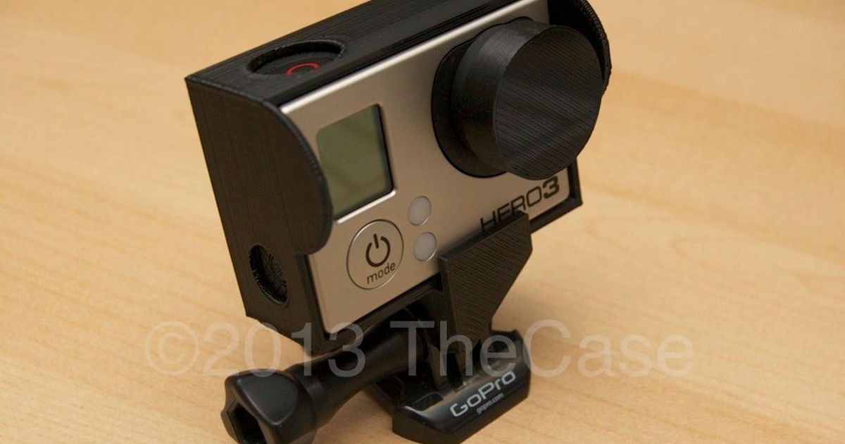 GoPro Hero3 Frame - Improved by TheCase | Download free STL model ...