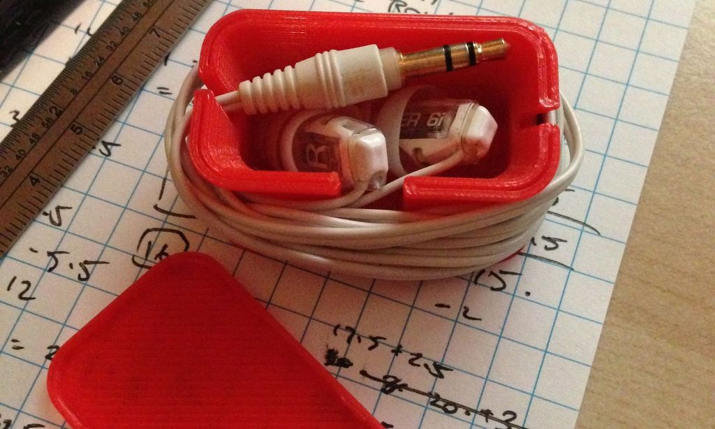 Earbud box with snap lid! by TheCase | Download free STL model ...