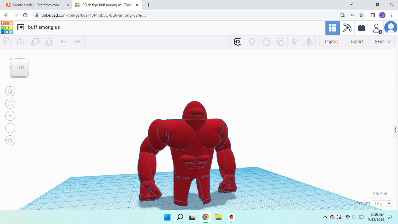 Buff Among Us da PW | Scarica il modello STL gratuito | Printables.com