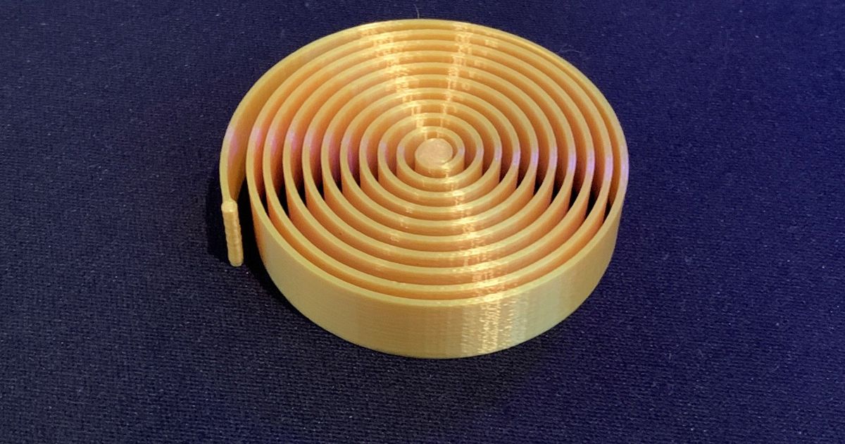 Spiral Spring Fidget Toy by Ljk225 | Download free STL model ...