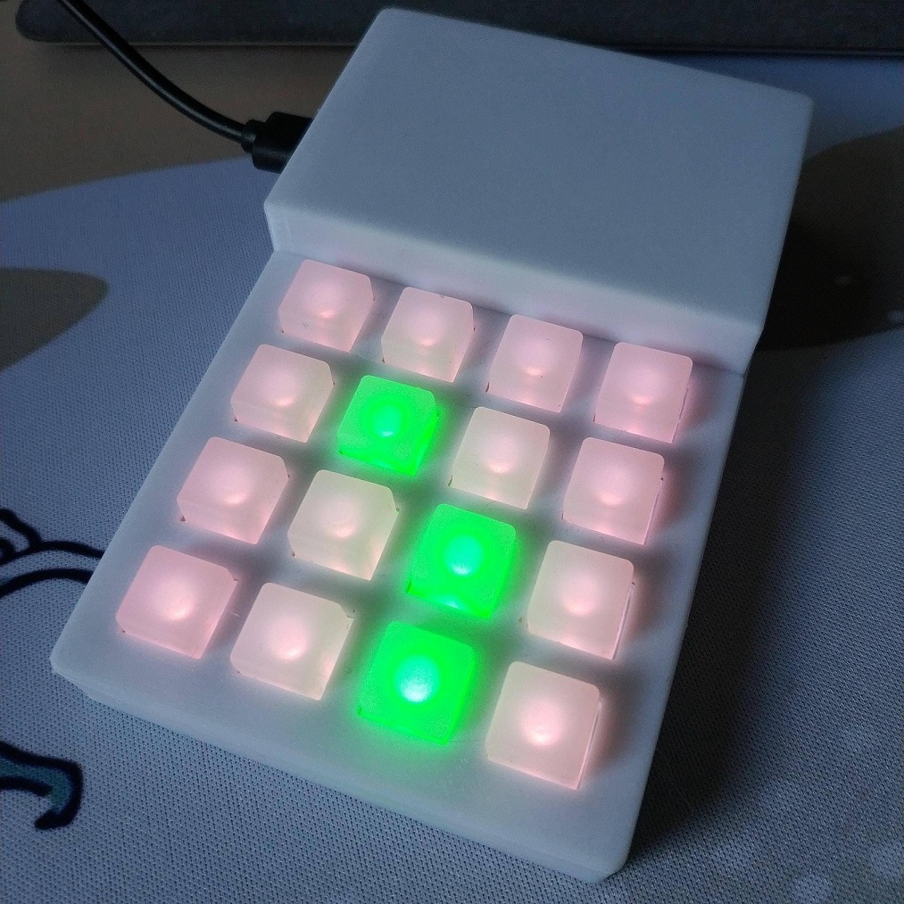 Pimoroni Pico Rgb Keypad Case By Vodzurk Download Free Stl Model 