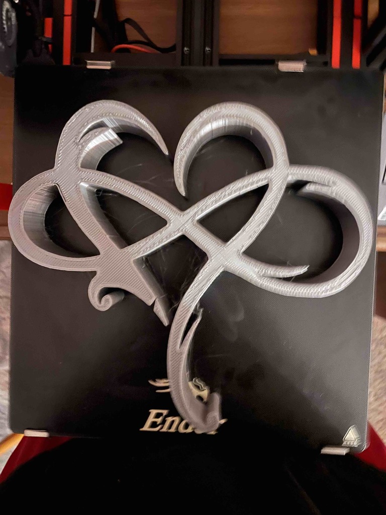 Infinity Heart Wall Art by rdbischoff | Download free STL model ...