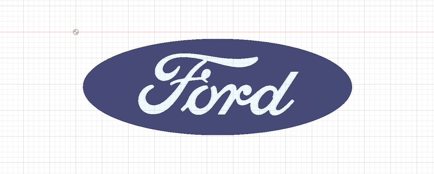 Ford logo - two parts by faris.ibrisevic | Download free STL model ...