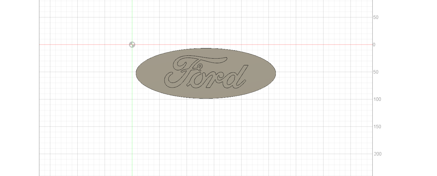 Ford logo - two parts by faris.ibrisevic | Download free STL model ...