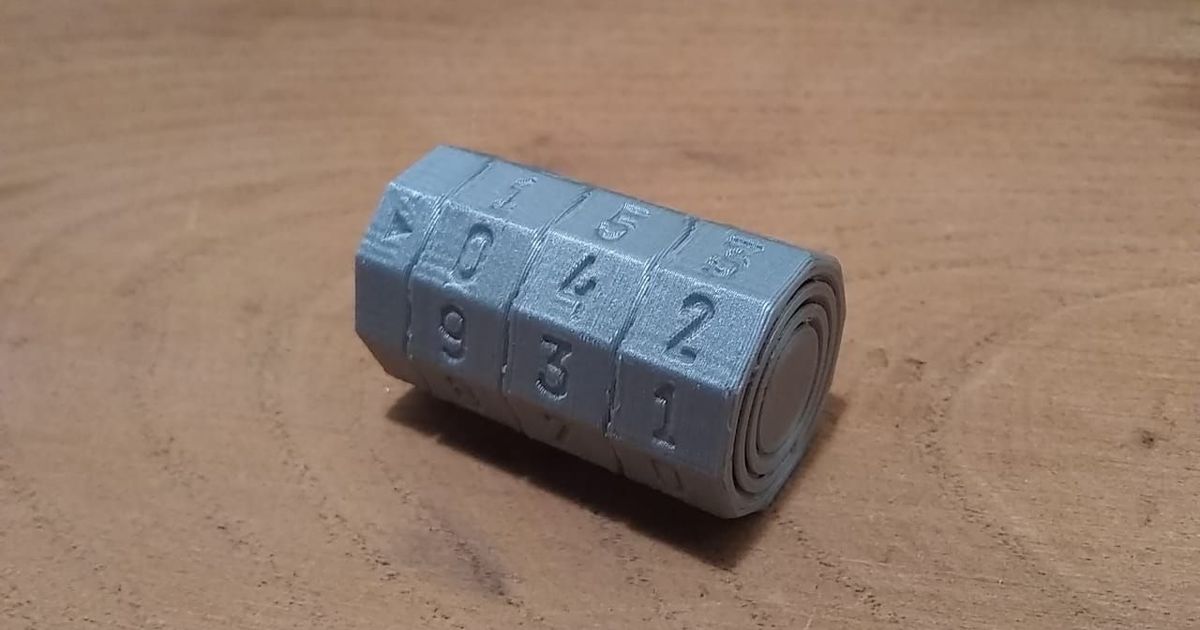 Print-in-Place 3 Digit counter. by Nacho | Download free STL model ...