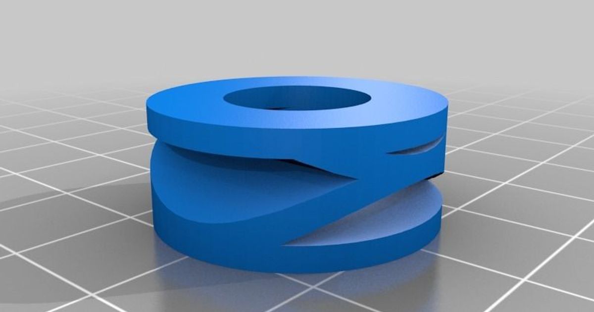 My Customized spring by 3DMentes | Download free STL model | Printables.com