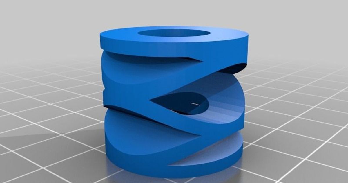 My Customized spring by 3DMentes | Download free STL model | Printables.com