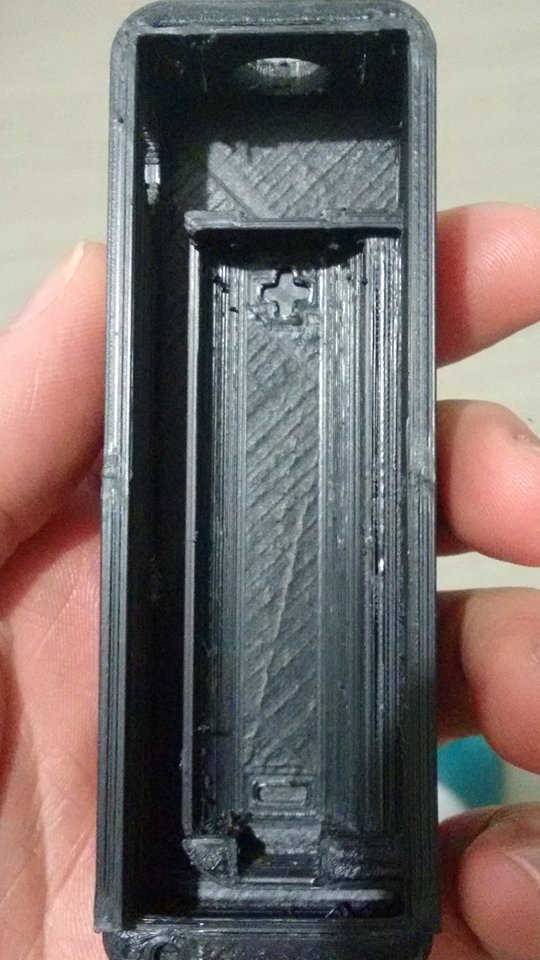 Single 18650 Box Mod by 3DMentes | Download free STL model | Printables.com