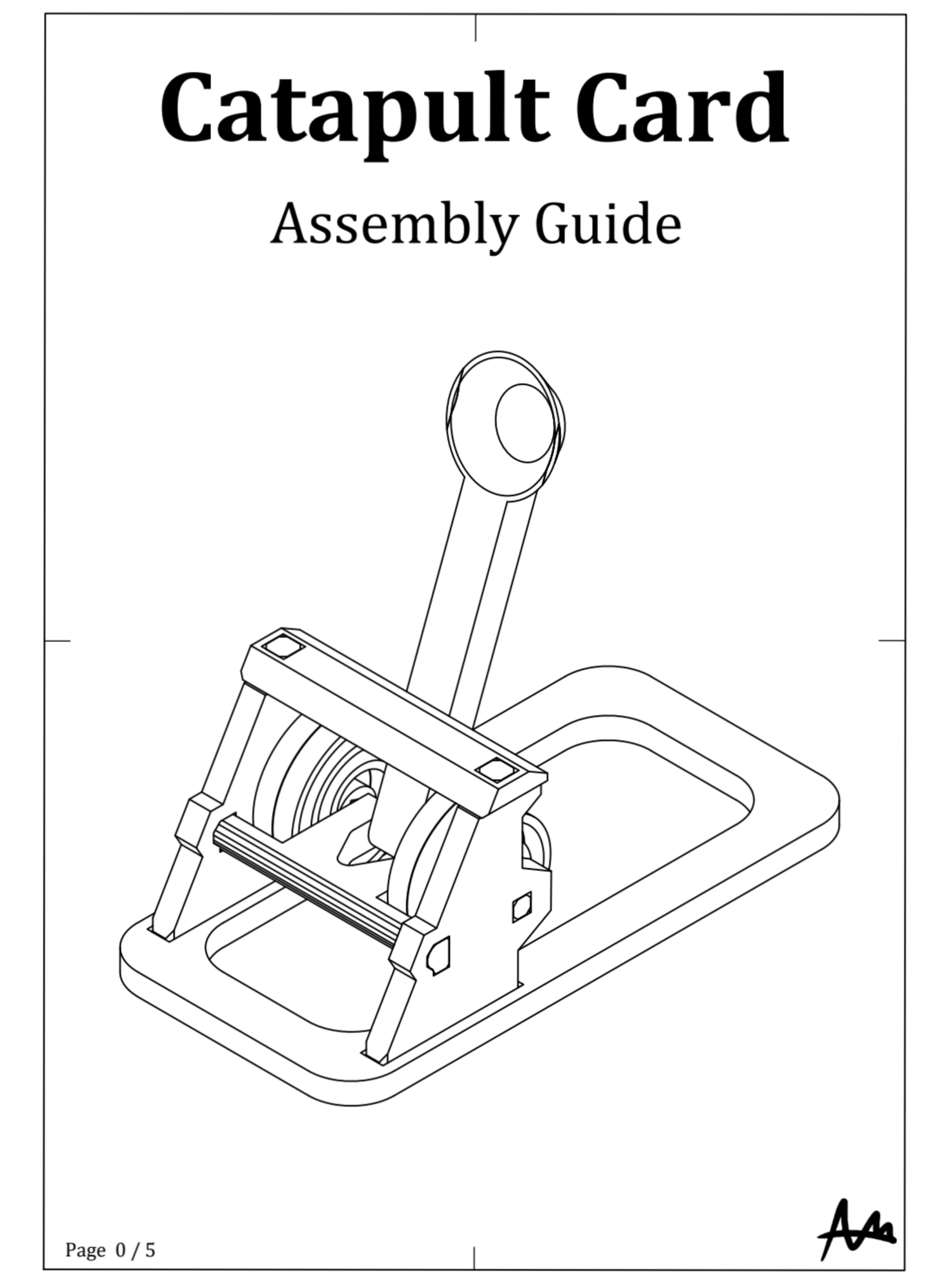 Catapult Card autorstwa Adam-M | Pobierz darmowy model STL | Printables.com