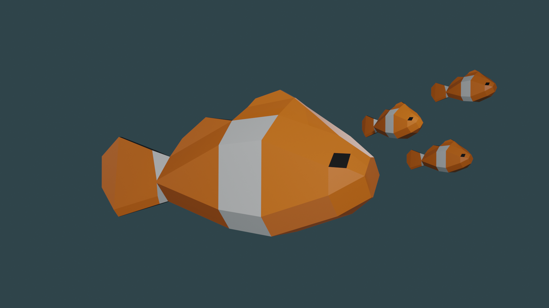 Low Poly Clownfish by NeatoBrian | Download free STL model | Printables.com