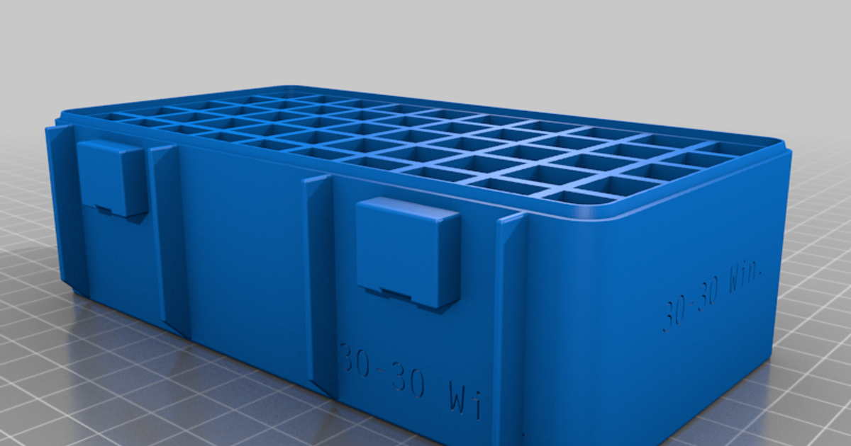 30-30 Winchester, Head Up, Double Latch Modular Ammo Box por brass_ring ...