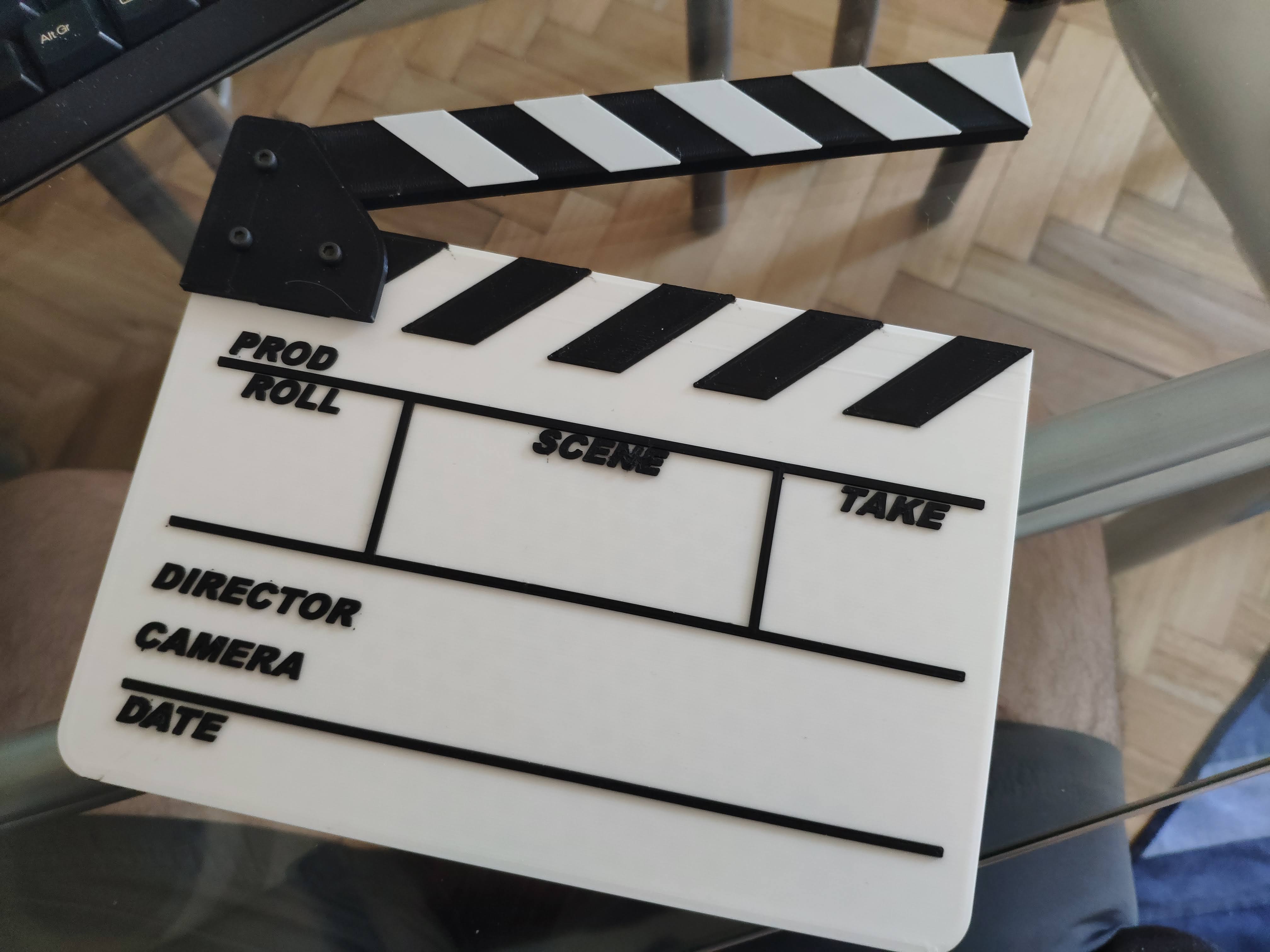 Clapper board - 2 colors printable par Luigisvc | Téléchargez ...