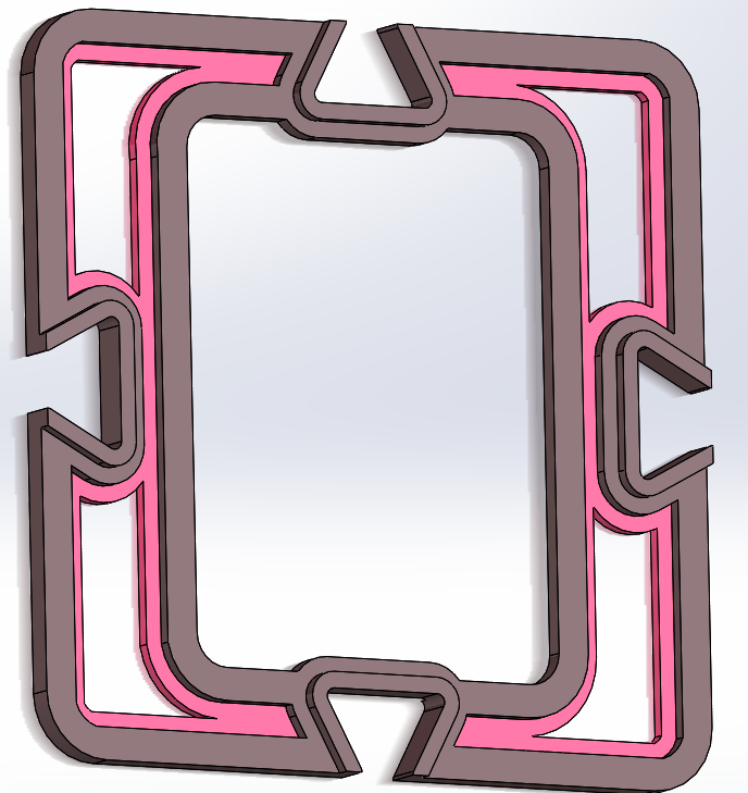 Interlocking Modular Picture Frame by MajerDave | Download free STL ...