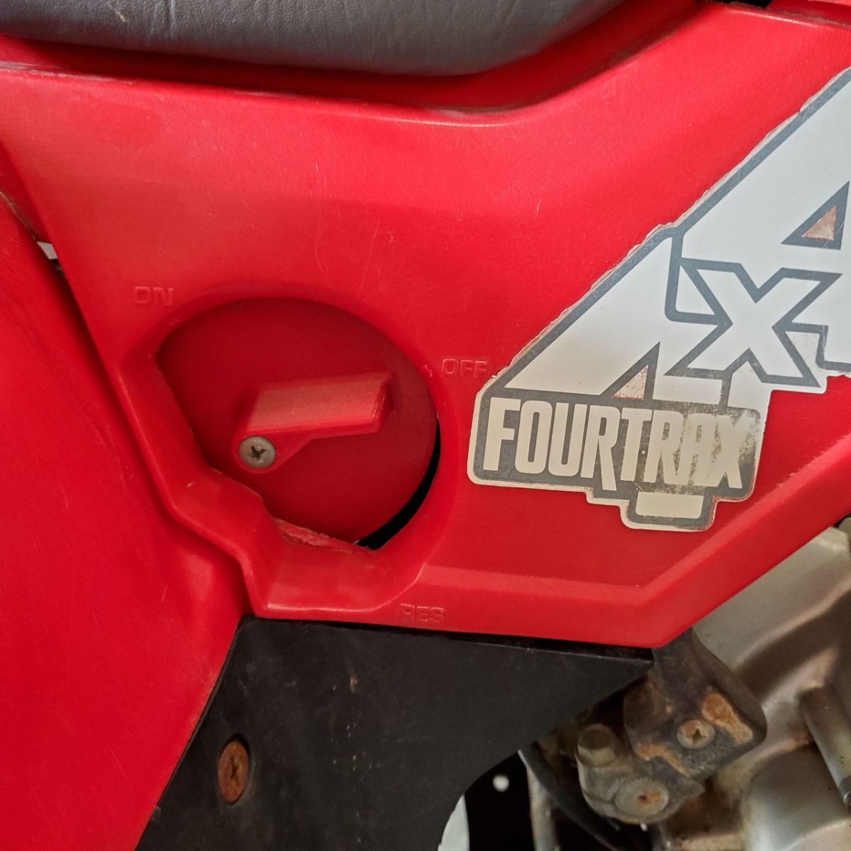 1986 - 1989 TRX Foreman/Fourtrax Reserve Fuel Tank Lever by afp316 ...