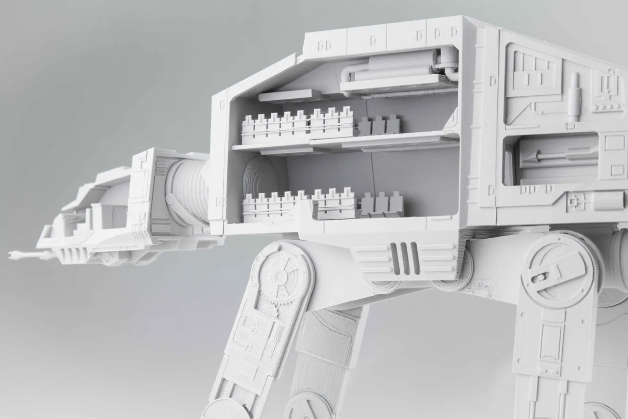 Detailed AT-AT from Star Wars Scale 1:75 by Kirby Downey | Download ...