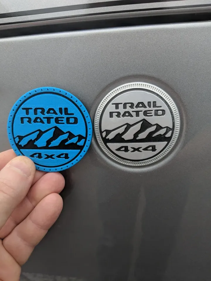 Jeep Wrangler JL Trail Rated Badge 2018 by BenK | Download free STL ...