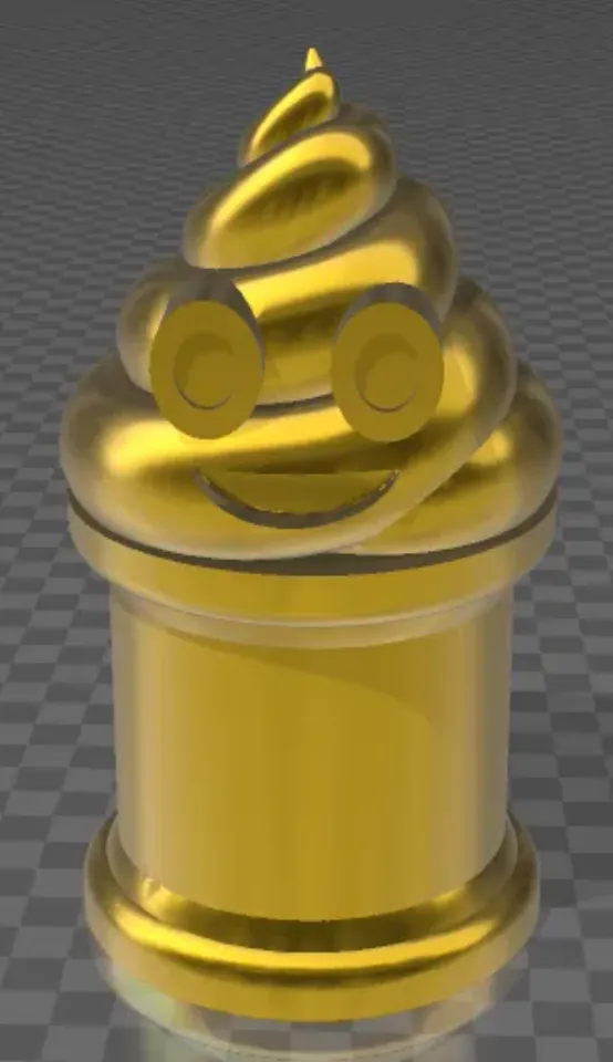 Poop Emoji Trophy by thurm | Download free STL model | Printables.com