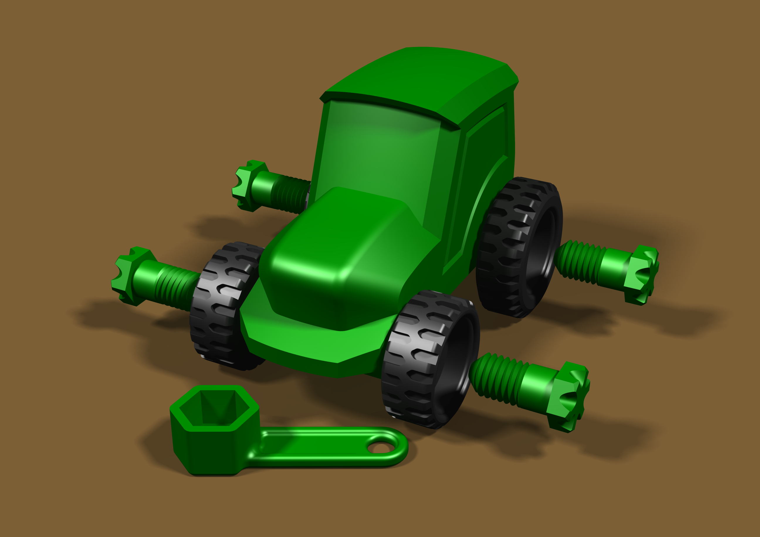 Little pit stop - tractor por rorys3D | Descargar modelo STL gratuito ...