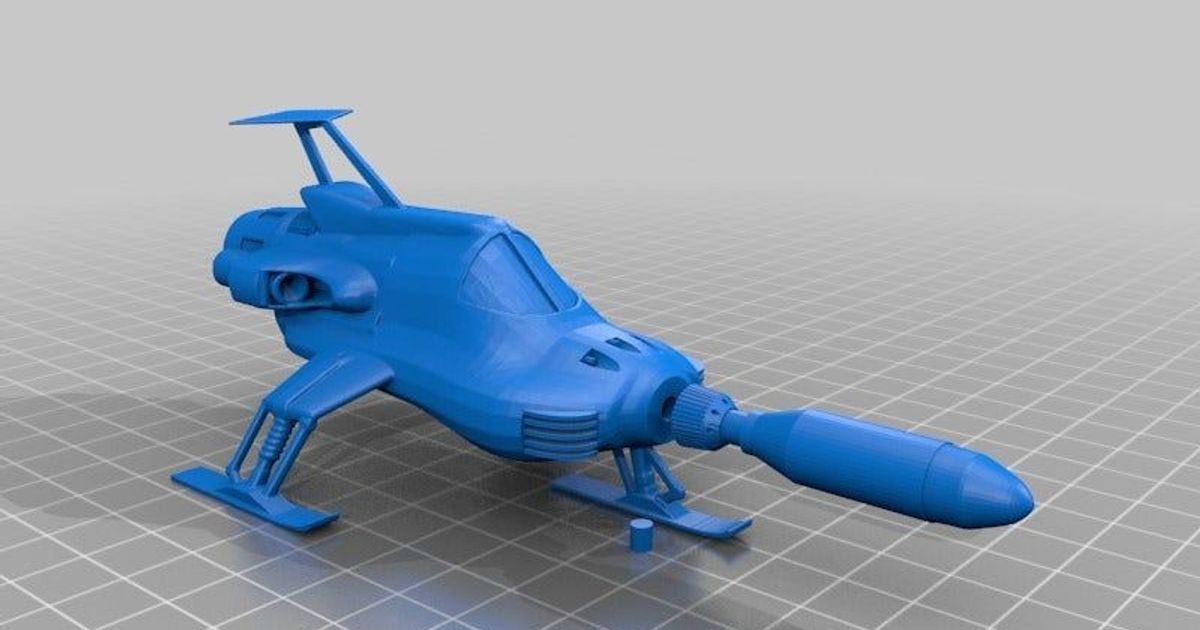 SHADO Interceptor - UFO by Al Mon | Download free STL model ...