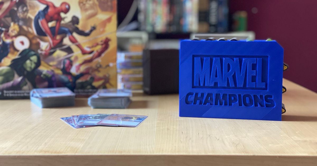 Marvel Champions Token Organizer by Frdnspnzr | Download free STL model ...