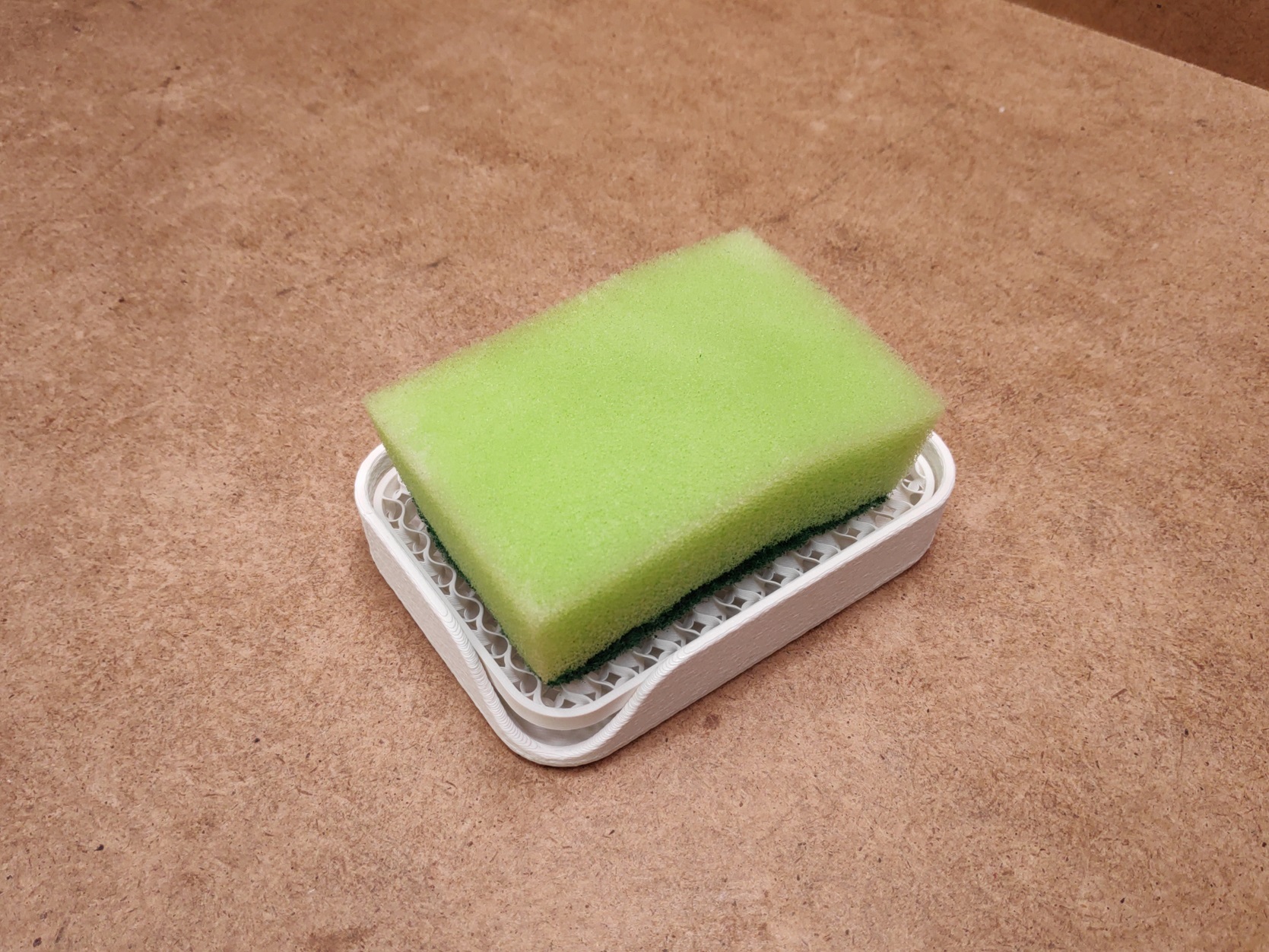 Fuzzy Skin & Custom Infill Based Sponge/Soap Dish by PRINTING ...