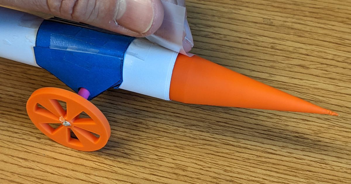 Paper Rocket and Paper Dragster Nose Cones by Spin Up Sci | Download ...