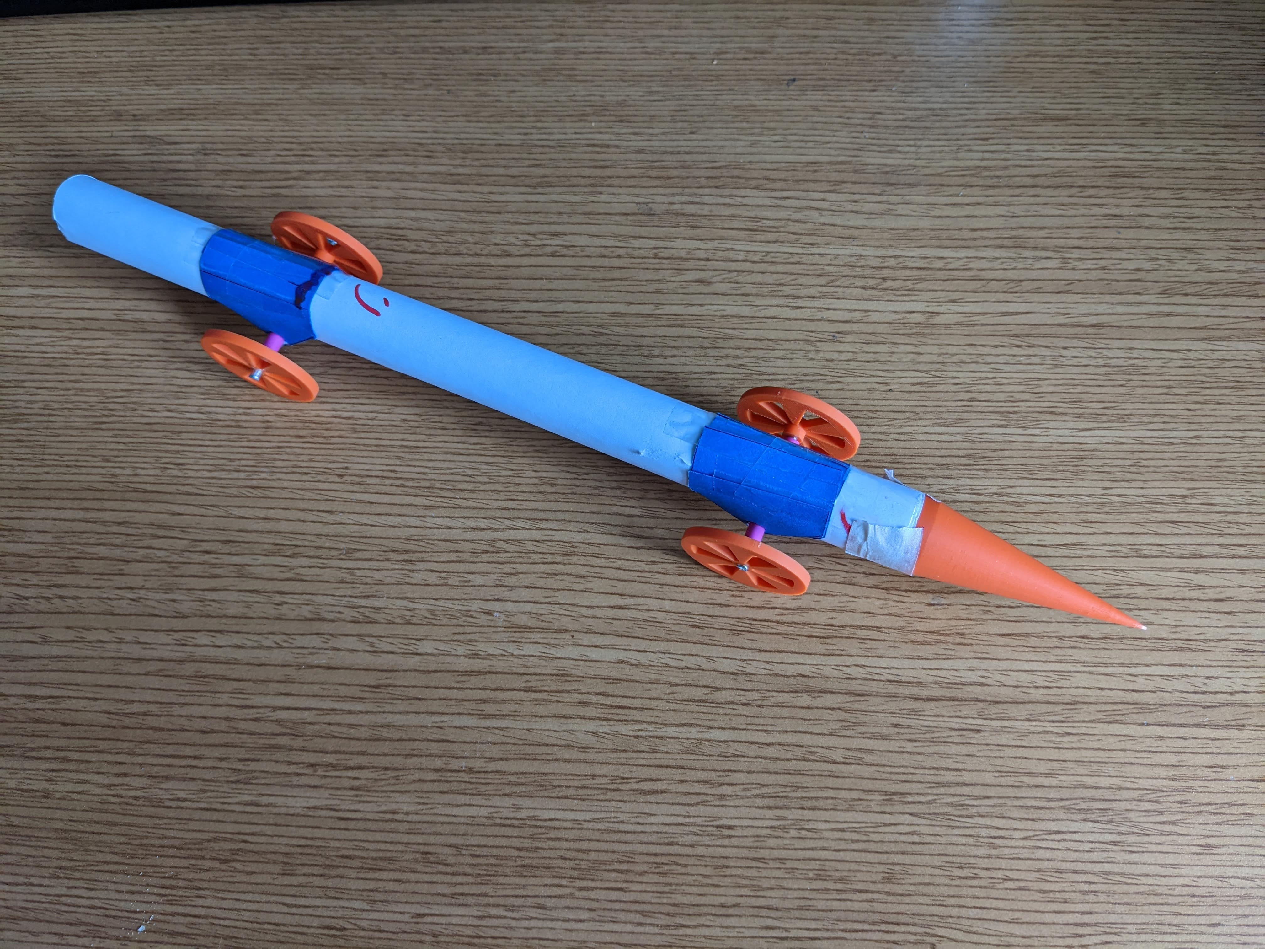 Paper and CO2 Dragster Wheels by Spin Up Sci | Download free STL model ...