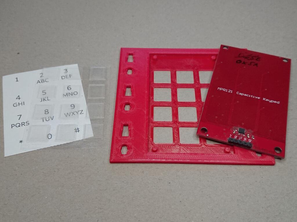 Touch keypad for fischertechnik by juh | Download free STL model ...