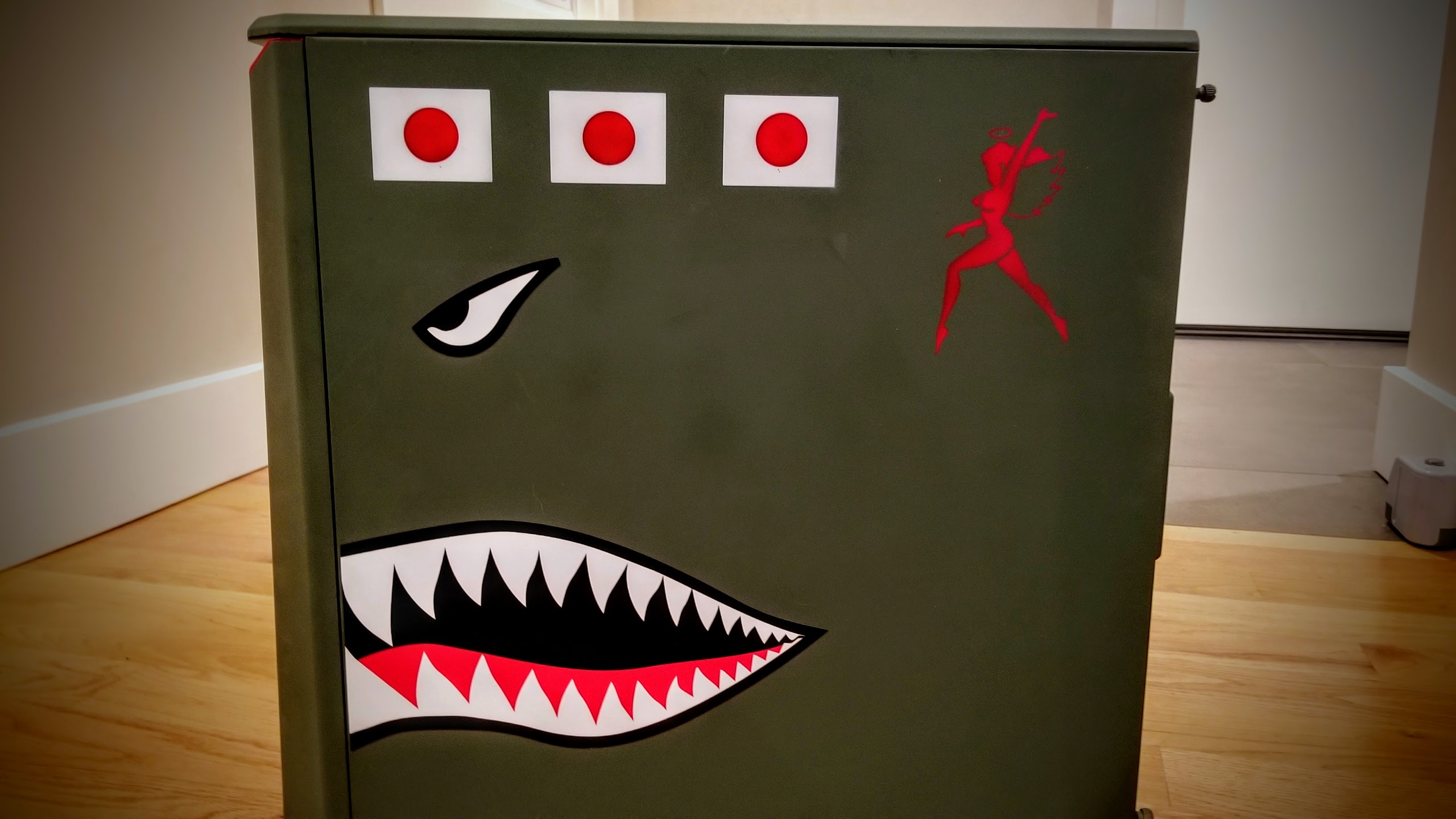 Flying Tigers (American Volunteer Group) - Hell Angel Stencil by Al Mon ...