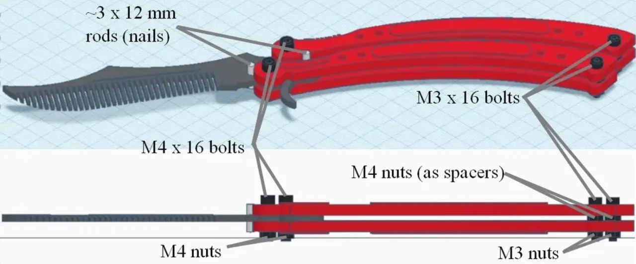 Balisong Comb