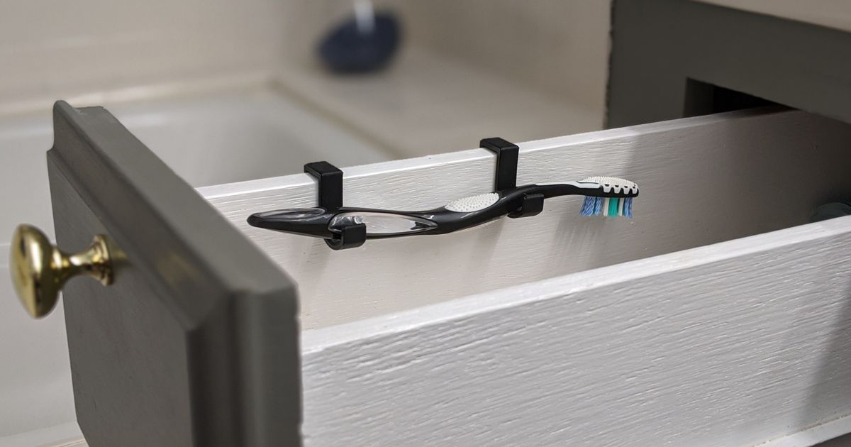 Drawer ToothBrush Holder by Ryan | Download free STL model | Printables.com