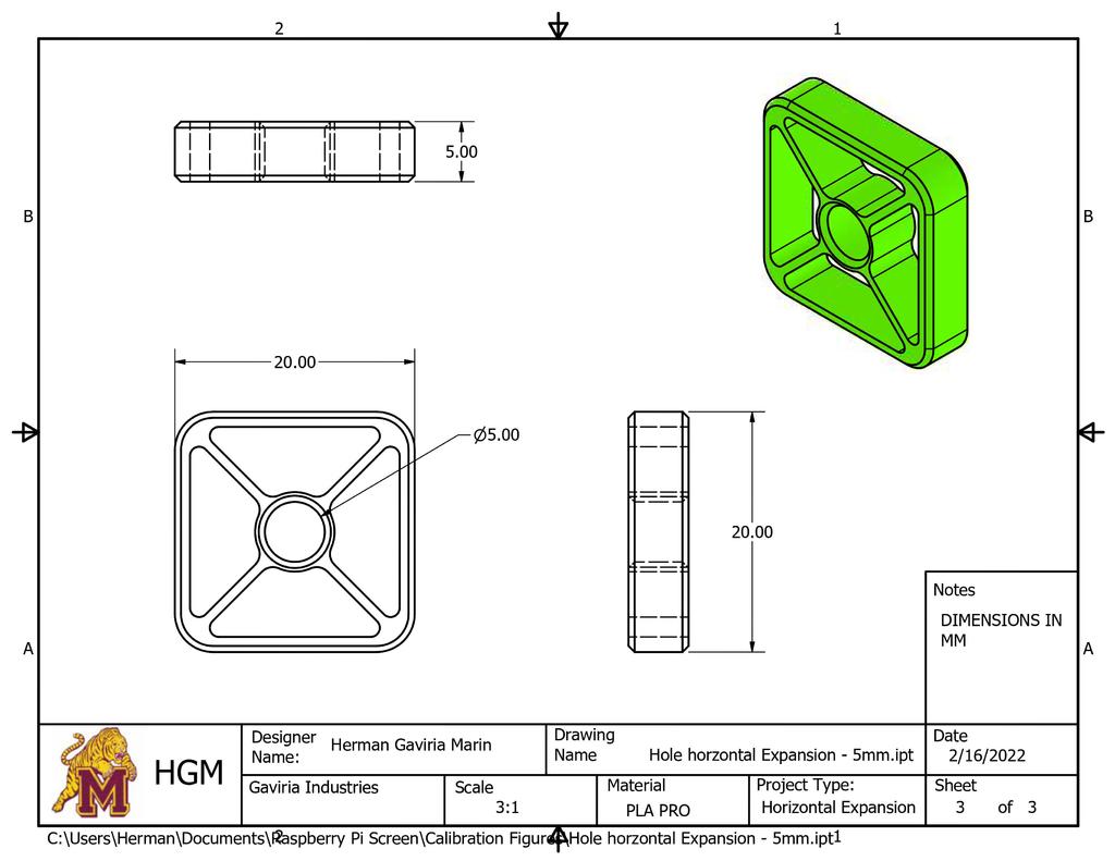 Horizontal Expansion Calibration Figures by Herman Gaviria Marin ...