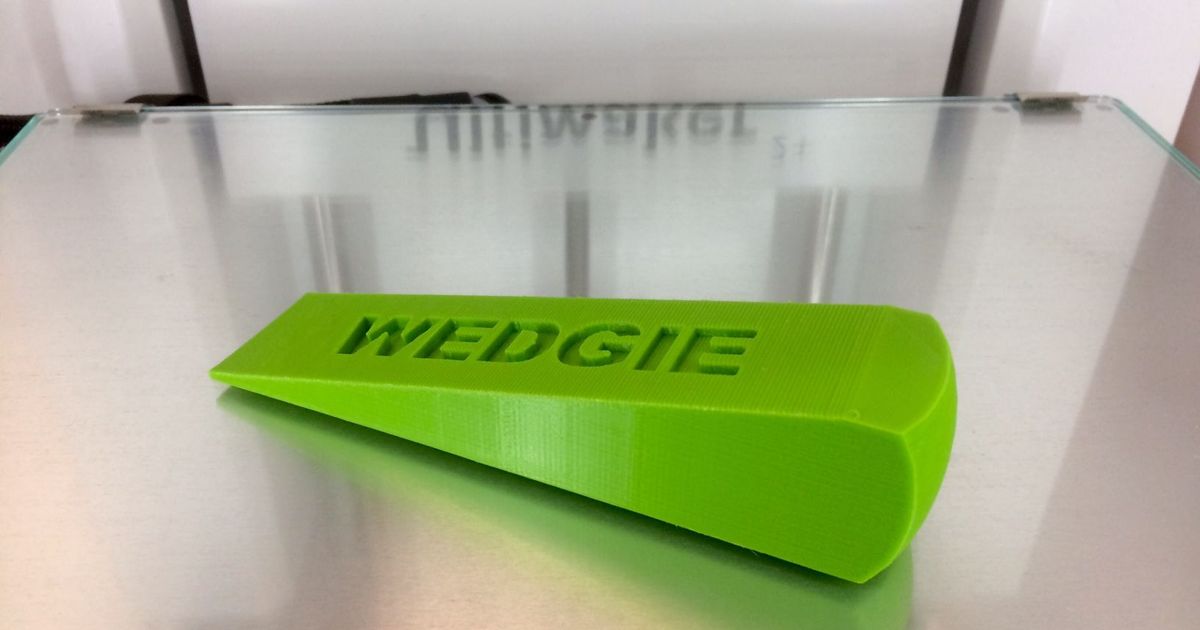 Wedgie Door Stop by Jinja | Download free STL model | Printables.com