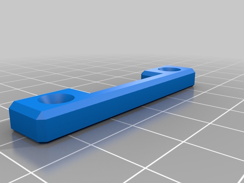 camper lock closure plate by hygy | Download free STL model ...