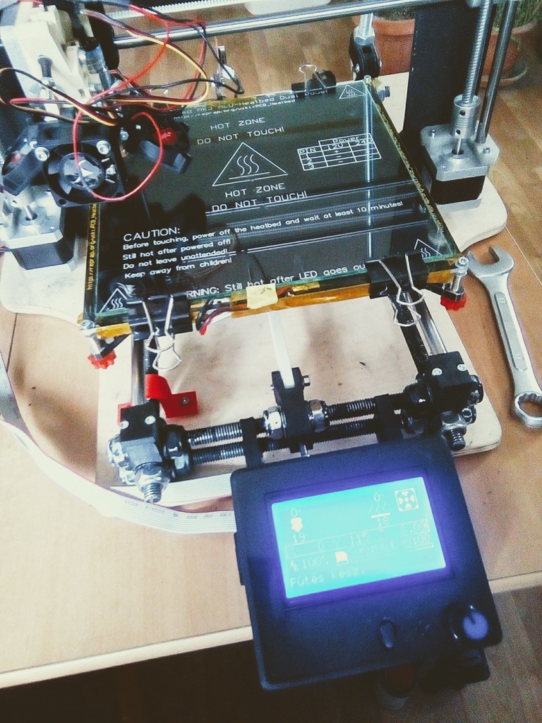 prusa i3 rework 1.5 RepRapDiscount Full Graphic Smart Controller Holder ...