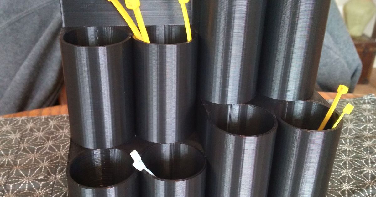 Zip Tie Storage by MadP 3D | Download free STL model | Printables.com
