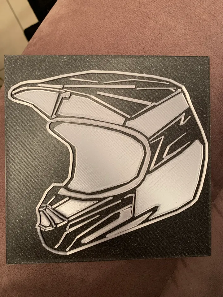 Panel Helmet Bicross by IonBeam | Download free STL model | Printables.com
