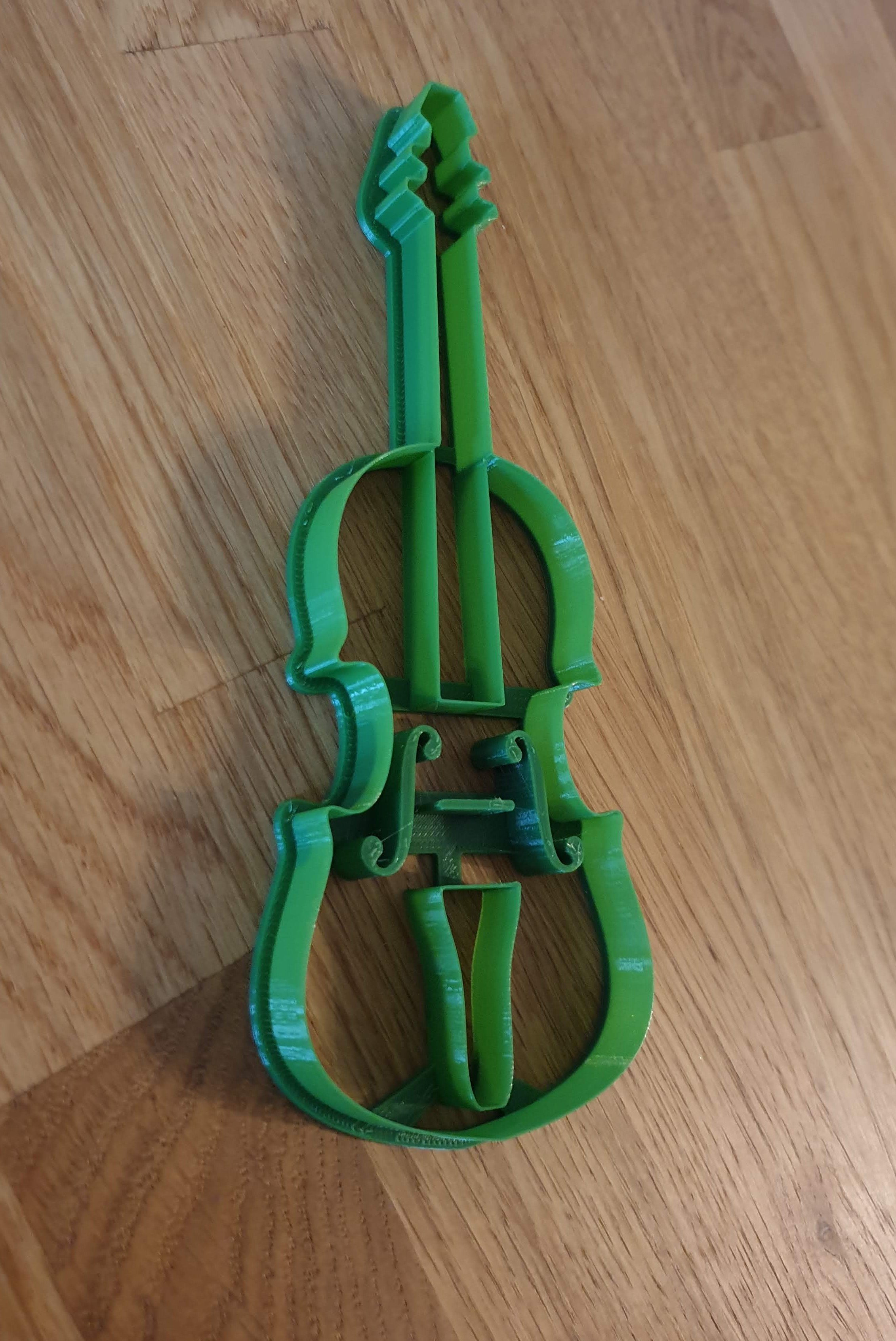 Violin cookie cutter by Snorkeltorkel | Download free STL model ...