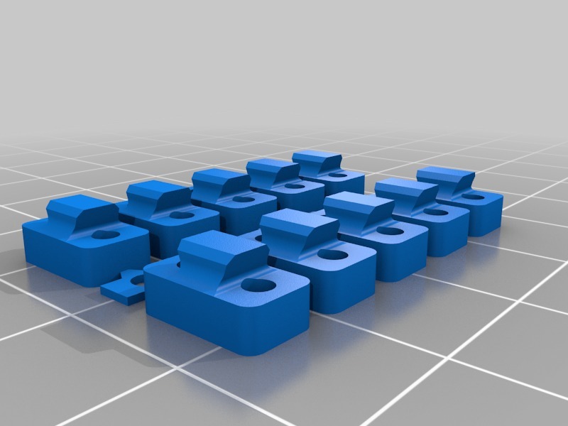 Zip Ties for 3D-Printing! - 2 min print! by SunShine | Download free ...