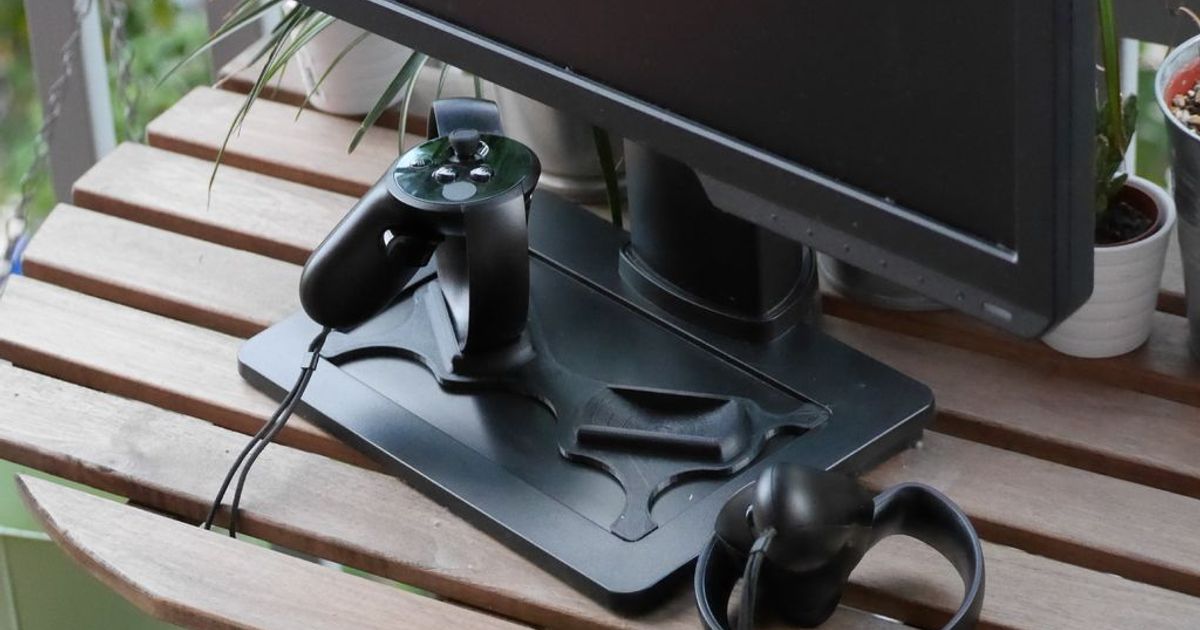 Oculus Rift Touch Controller Stand for BenQ XL2411T Monitor by SunShine ...
