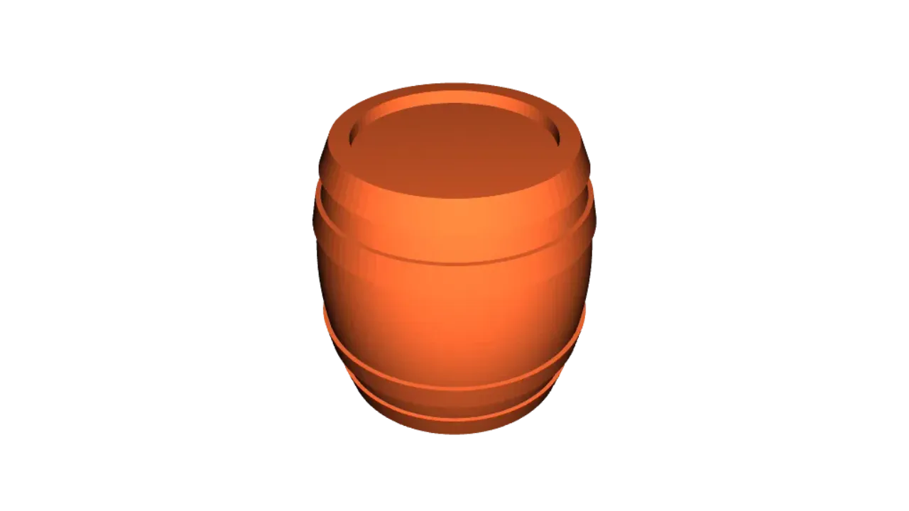 Ho Scale Wood Barrel by Redneck Engineer | Download free STL model ...