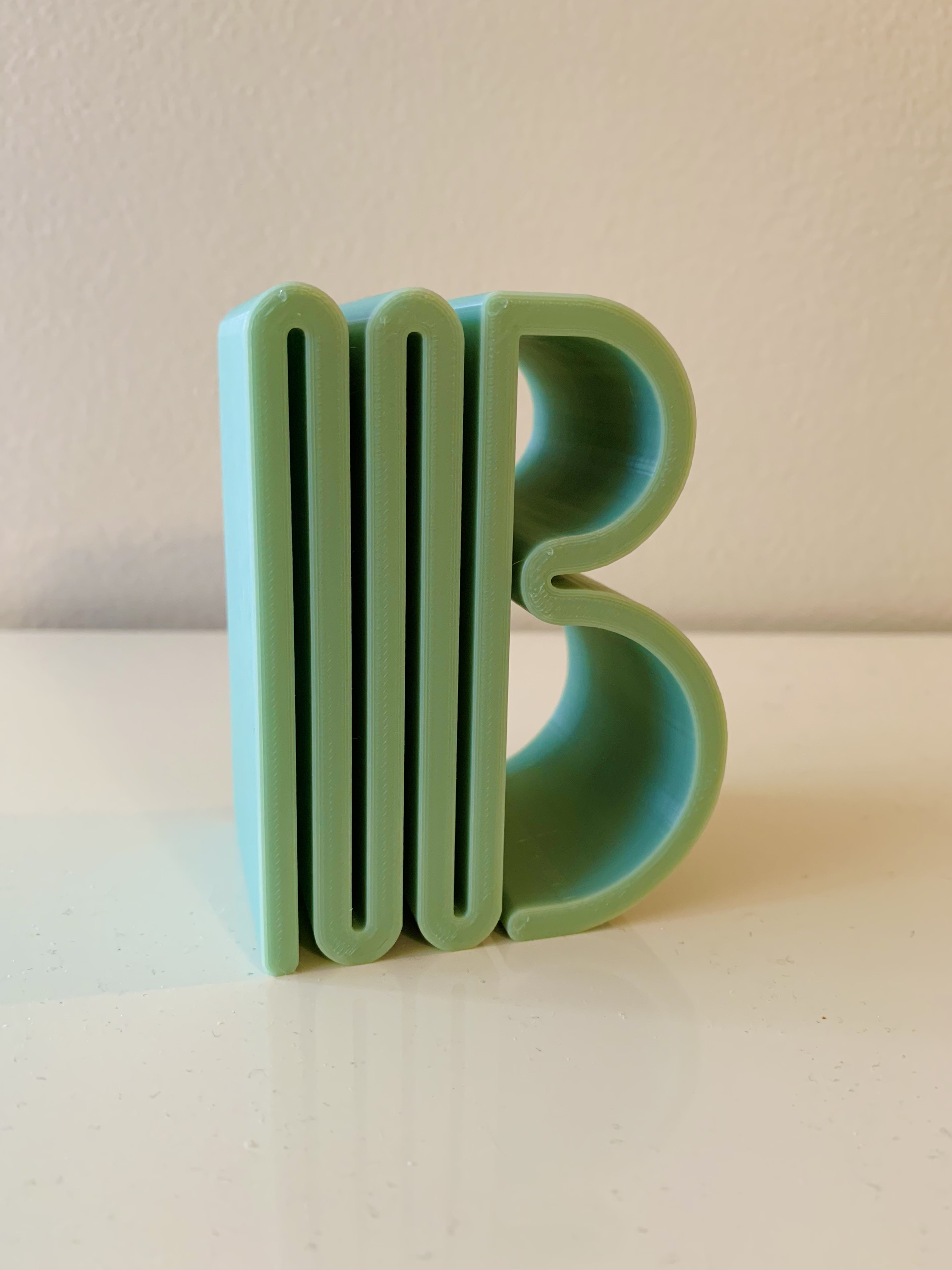 Squiggly Letter B by Art G | Download free STL model | Printables.com