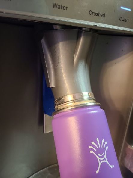 Fridge Ice Funnel Magnitized (Hydro Flask & Other) for Ice-Water Combo ...